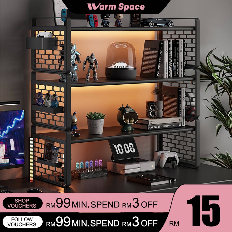 Desktop Rack Storage Rack With Pegboard Tabletop Organizer Office Table ...