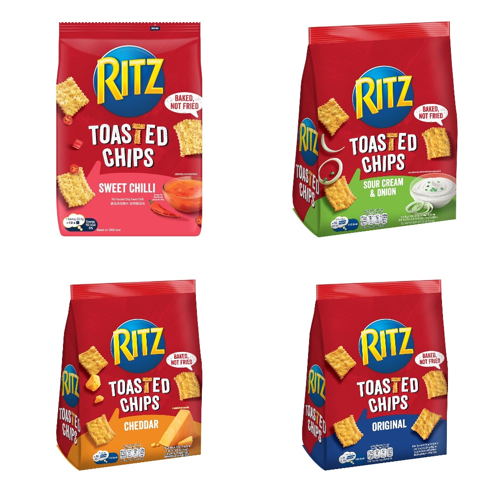 Nabisco Ritz Toasted Chips 229g [ Original / Cheedar / Sour Cream & Onion ] | Shopee Malaysia