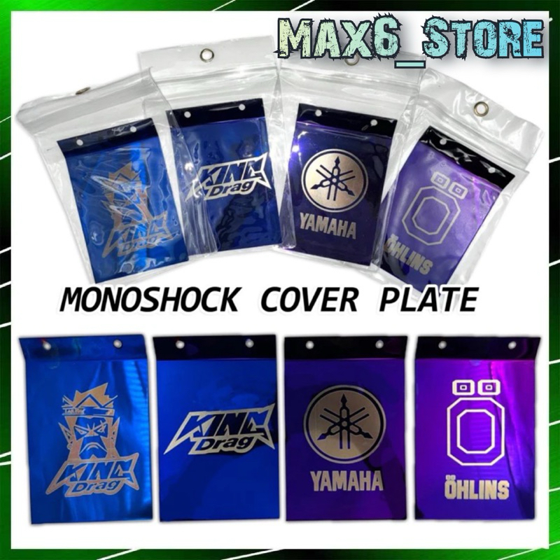 UNIVERSAL MONOSHOCK COVER TITANIUM MONO COVER OHLINS KD RCB KINGDRAG ...
