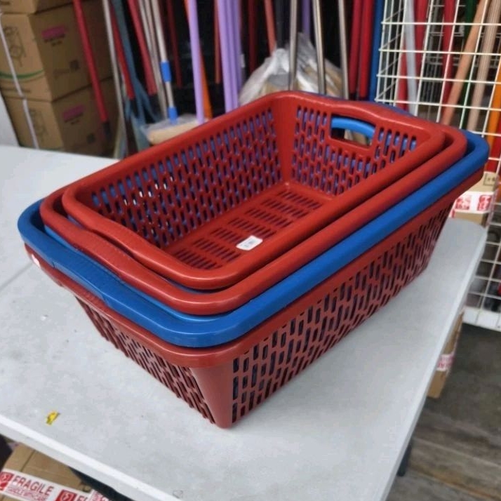 Jooly Basket /Bakul Besar /Bakul baju /Bakul Plastik /Bakul 4 Segi ...