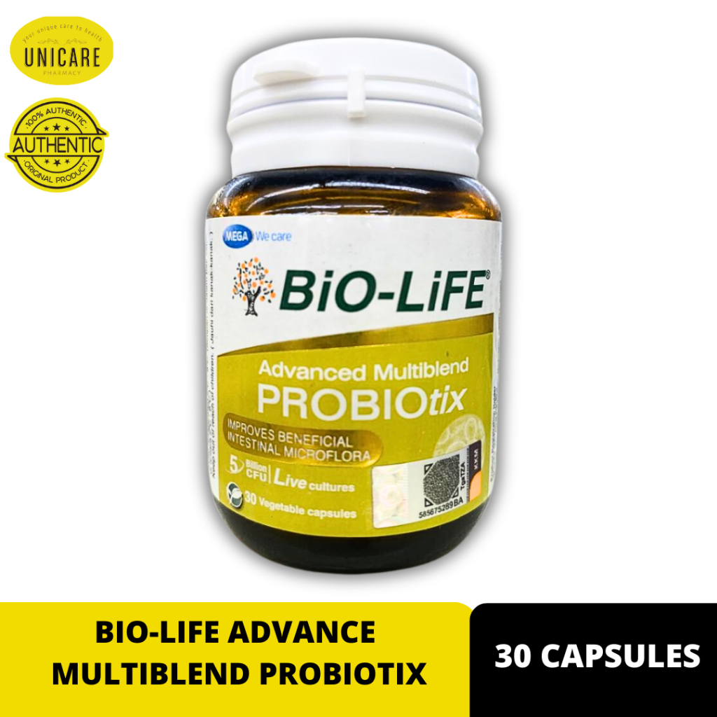 BIO-LIFE ADVANCE MULTIBLEND PROBIOTIX 30 CAPSULES | Shopee Malaysia