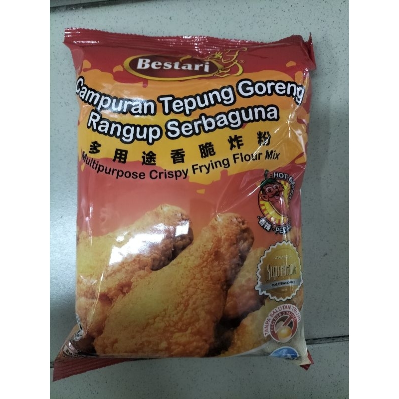 Bestari Tepung Goreng Serbaguna Pedas 1kg Hot & Spicy | Shopee Malaysia