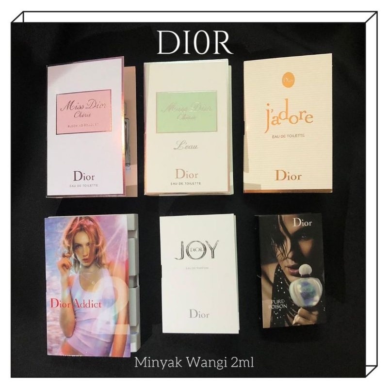 READY STOCK DIOR 2ML VIAL TESTER PERFUME 现货小样香水2ML试用装 | Shopee Malaysia