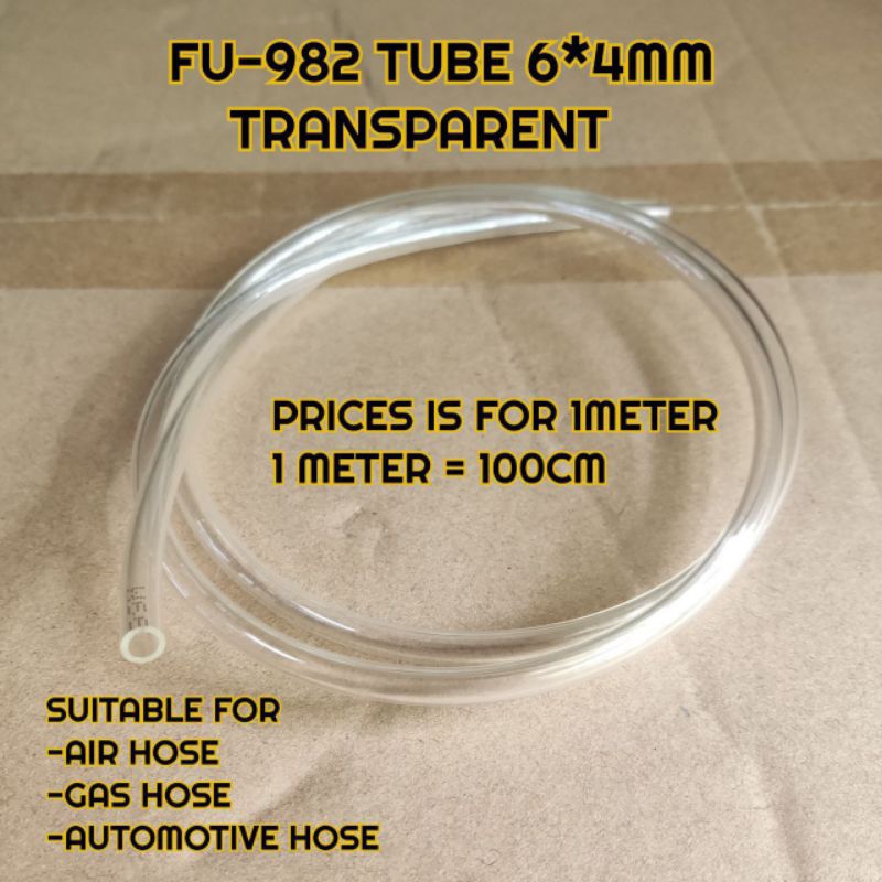 6x4mm Heavy Duty Transparent PU Hose Tubing Hose | Shopee Malaysia