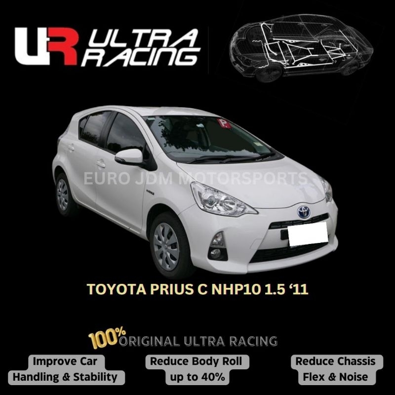 Ultra Racing Safety Bar Toyota Prius C NHP10 1.5 '11 | Shopee Malaysia