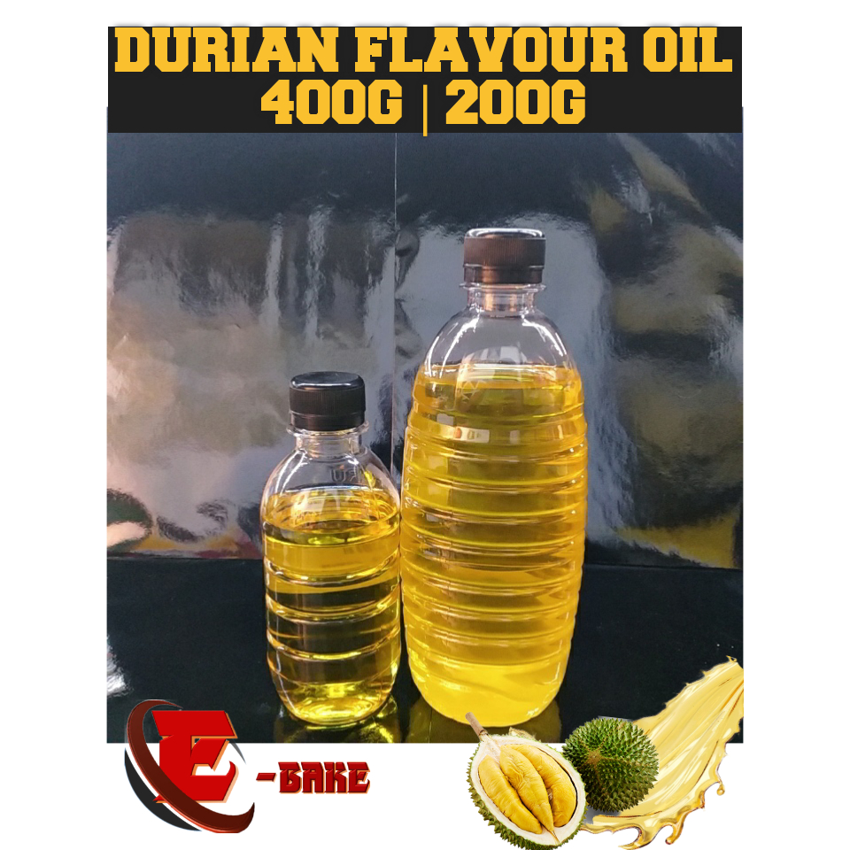 DURIAN FLAVOUR OIL REPACKING 400G | 200G | HALAL | Shopee Malaysia
