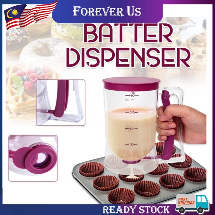 Batter Dispenser Cake Cupcake Snap Helper Muffins Dispenser Mess ...