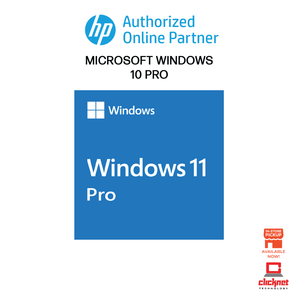 Microsoft Windows 10 Pro/Windows 11 Pro (64 Bit) Sticker | Shopee Malaysia