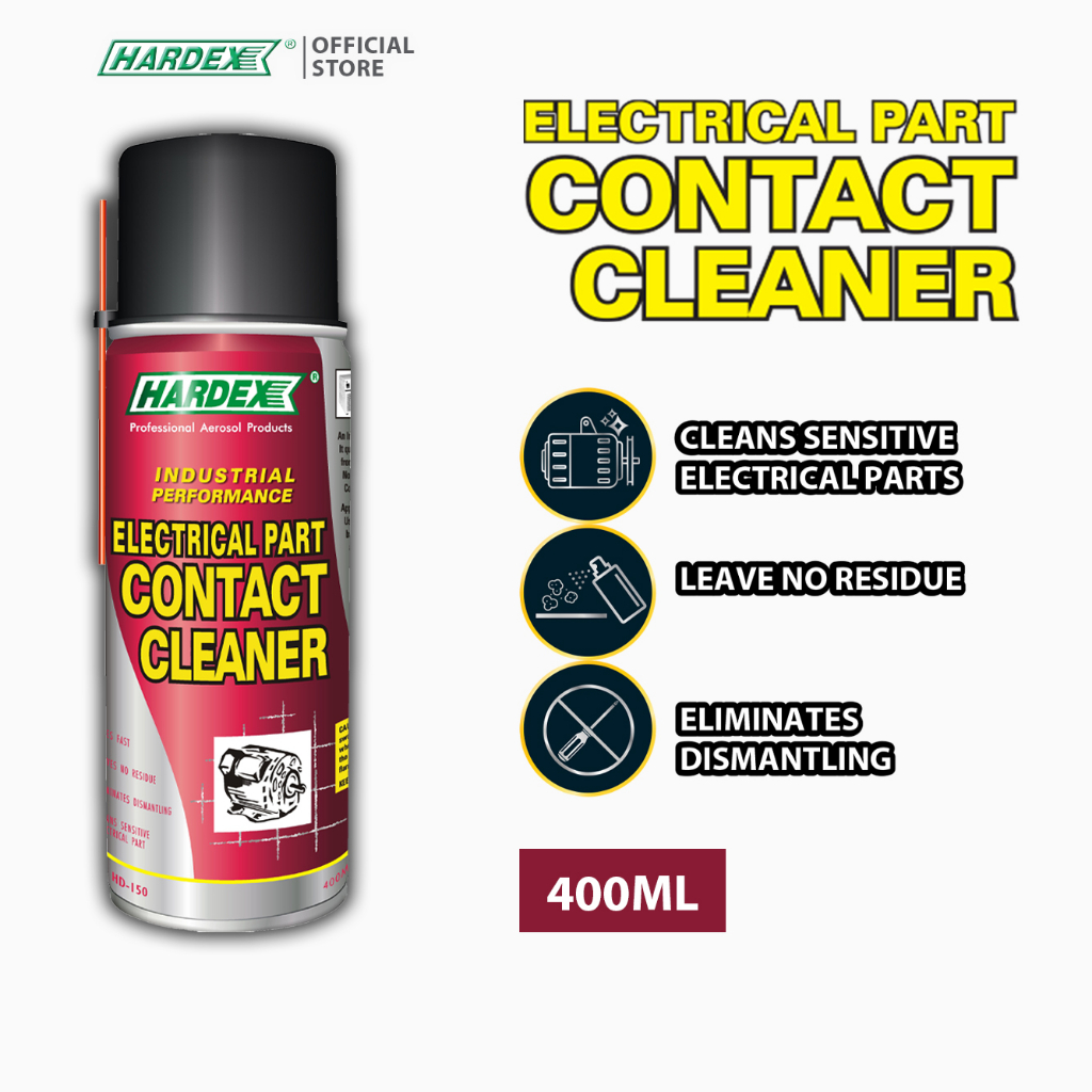 Hardex Industrial Performance Electrical Part Contact Cleaner (400ml ...