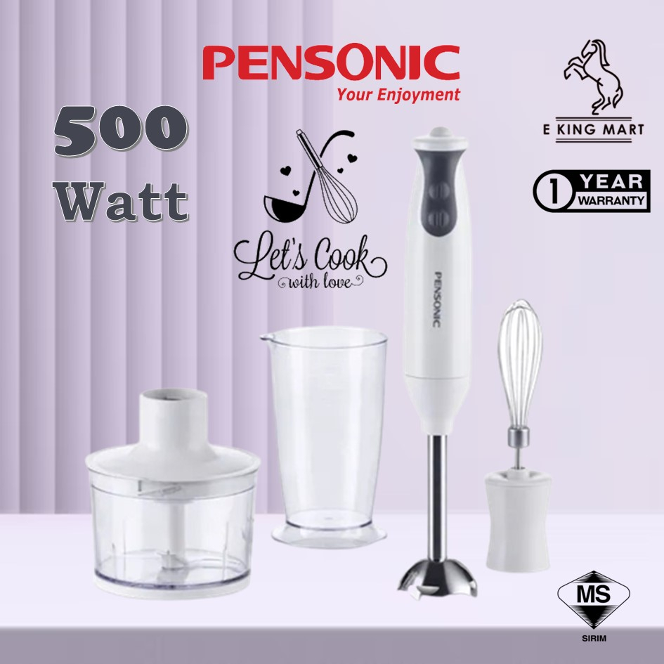 Pensonic Hand Blender 550W PB-7511 Baby Food Whisk Food Chopper Hand ...