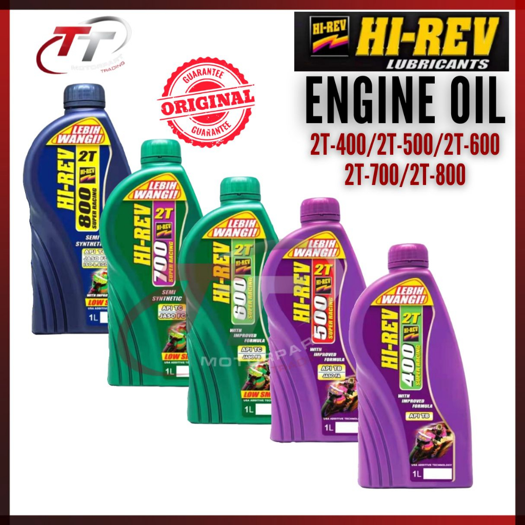 HIREV HI REV 2T 400 500 600 700 800 Engine Oil Minyak Cylinder 2 Storke ...