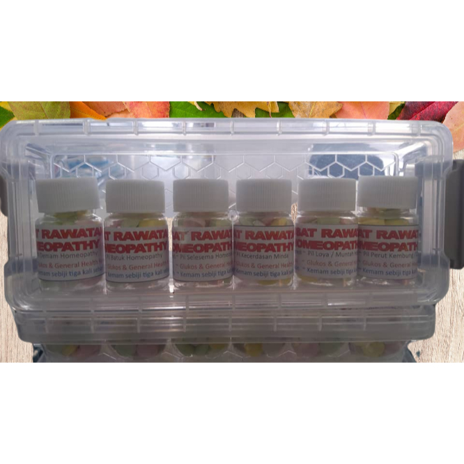 KIT HOMEOPATHY DEMAM, BATUK SELESEMA 35 biji (Free Pil Minda, Pil ...