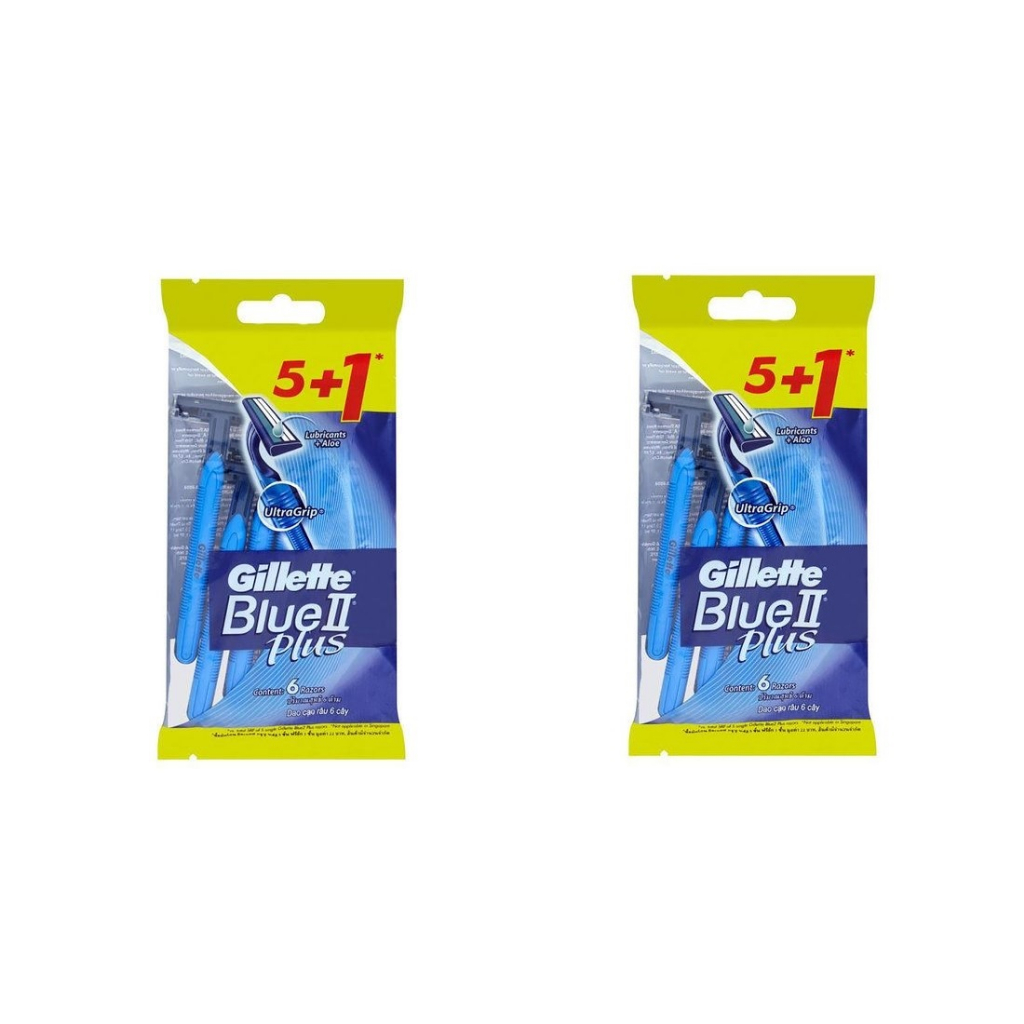 Gillette Blue 2 Plus 5+1 (2 packs) | Shopee Malaysia