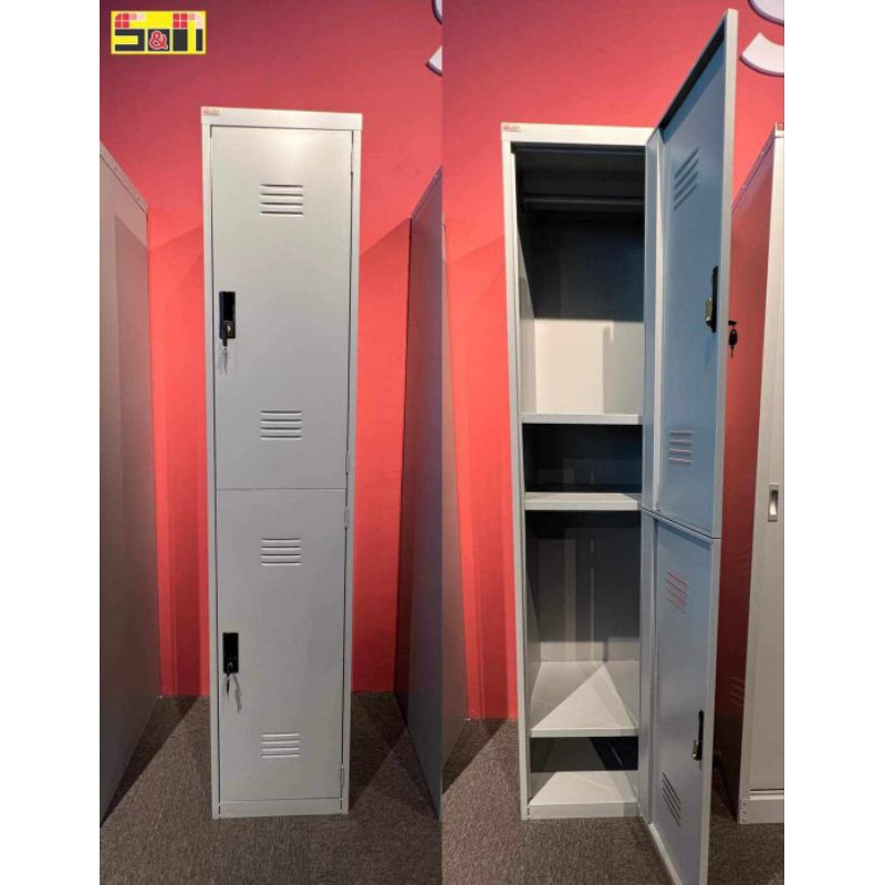 locker besi asrama 1@2pintu murah with lock | Shopee Malaysia