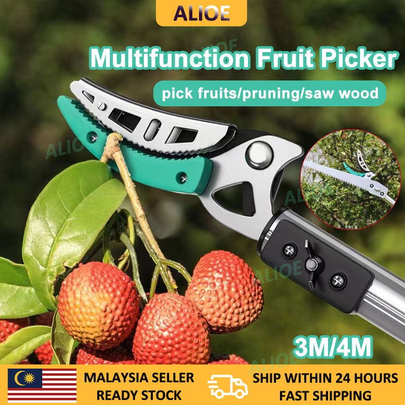 3m high telescopic cutter scissors galah kait buah gardening tools ...