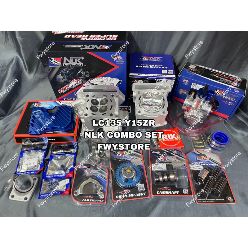 NLK SUPER HEAD CNC PORTING COMBO SET SUPERHEAD WITH SUPER BLOCK 23/26 66MM | Shopee Malaysia