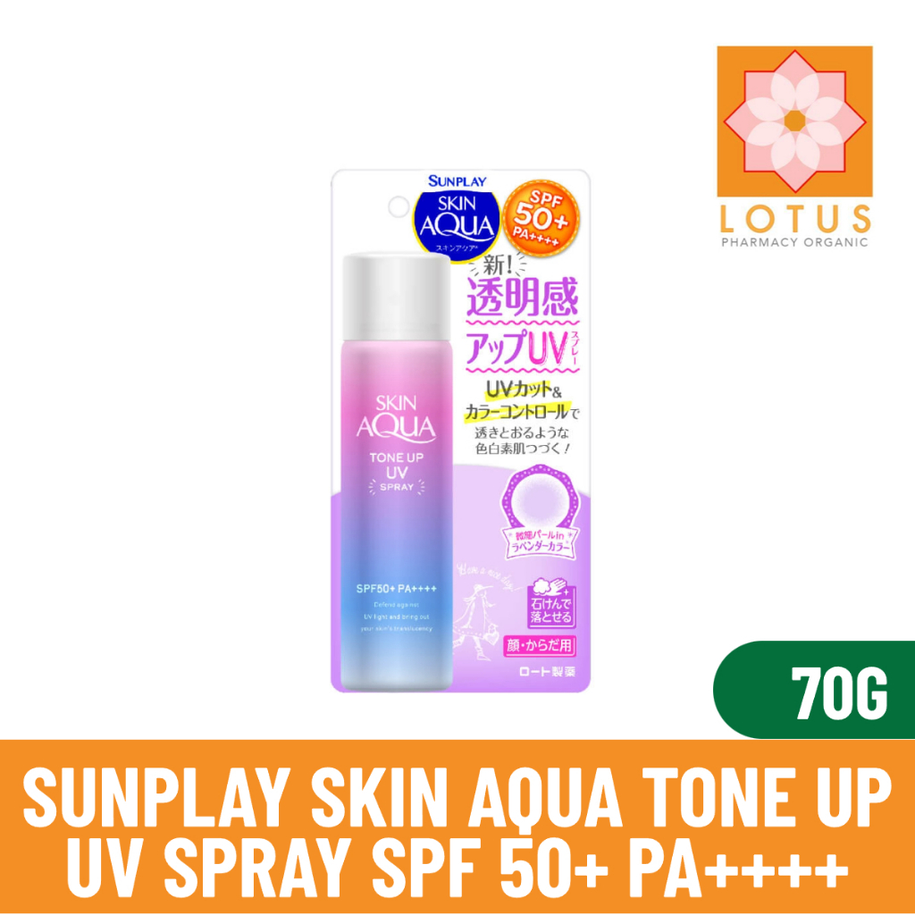 Sunplay Skin Aqua Tone Up Uv Spray SPF 50+ PA++++ 70g | Shopee Malaysia