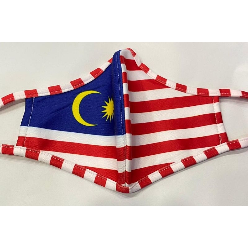 MASK MERDEKA BERCORAK BENDERA | Shopee Malaysia