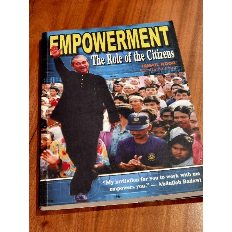 Empowerment The Role Of Citizen Book By Ismail Noor Abdullah Badawi ...