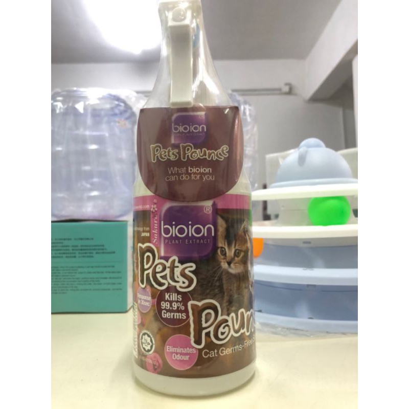 😺🐶Bioion Pets Pounce Spray 500ml & 60ml | Shopee Malaysia