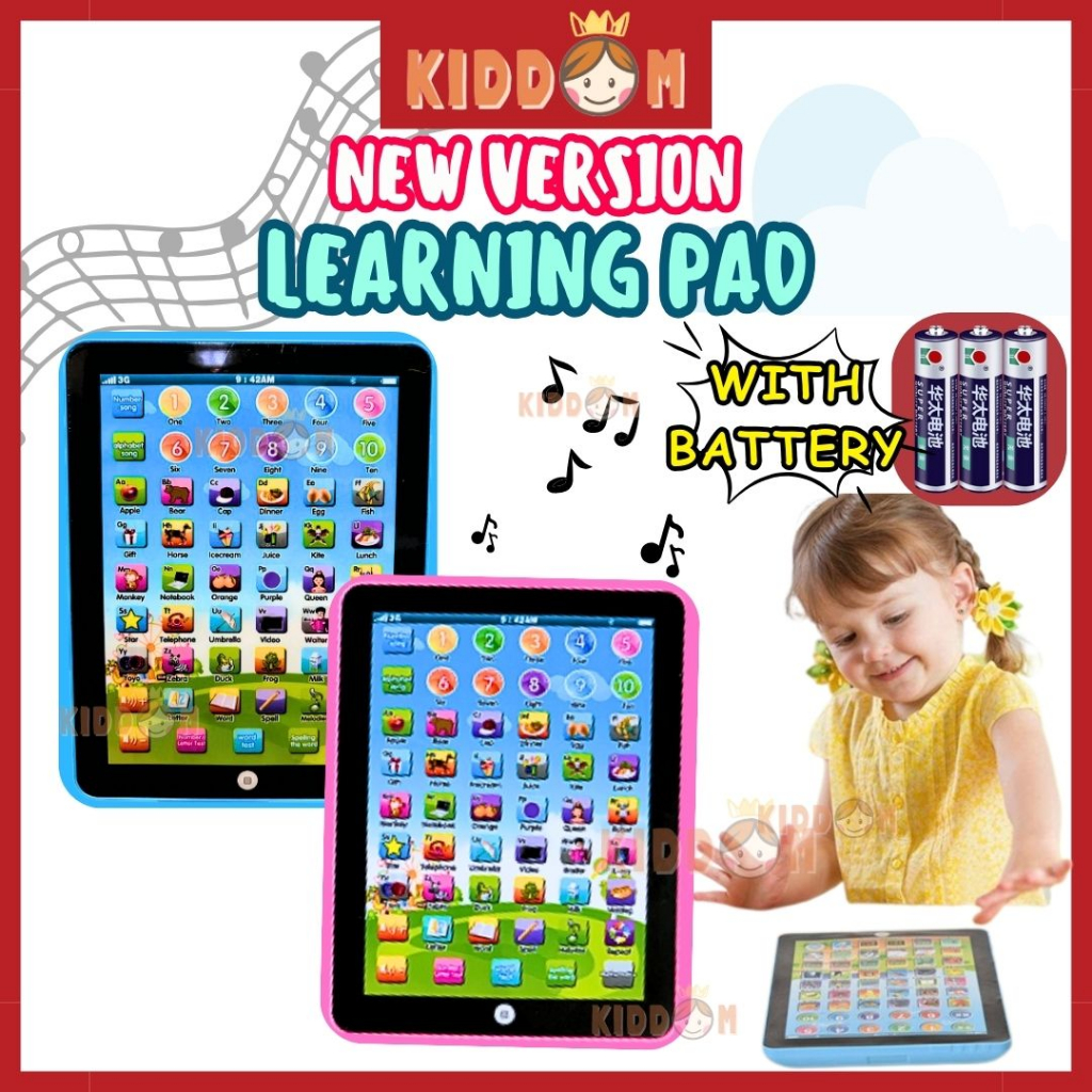 Educational Learning tablet for kid baby tablet budak english tablet ...