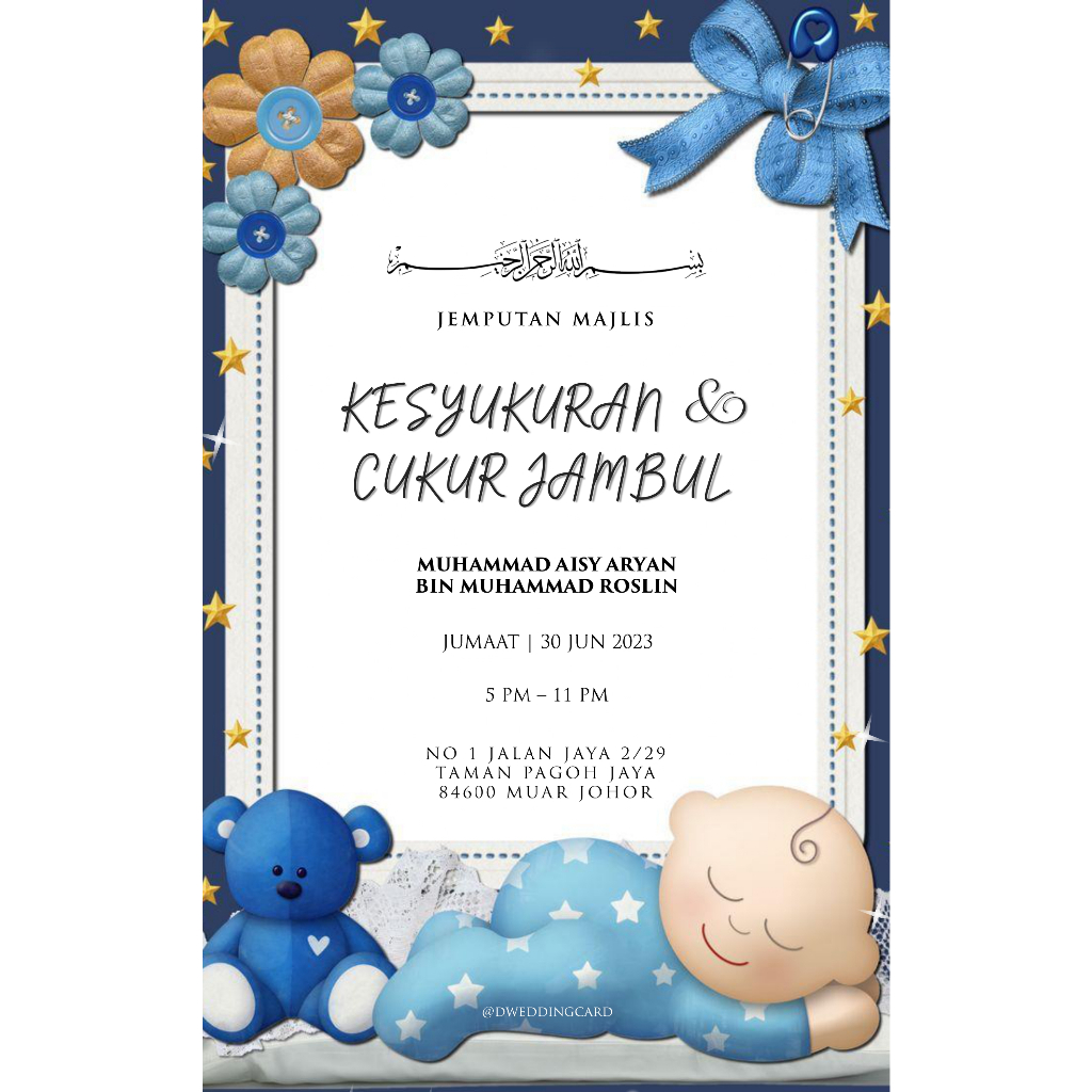 Kad Kahwin Digital/Digital Wedding Invitation/Kad Kahwin Murah/Alive ...