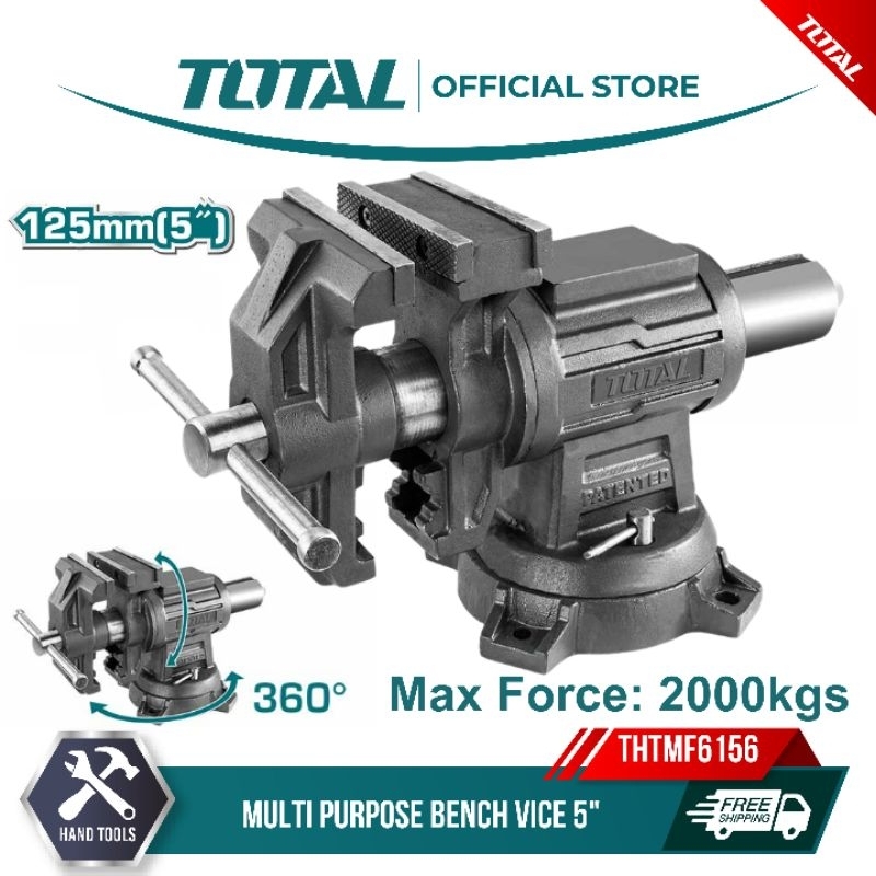 Total Bench Vice Multi Purpose (5") THTMF6156 | Shopee Malaysia