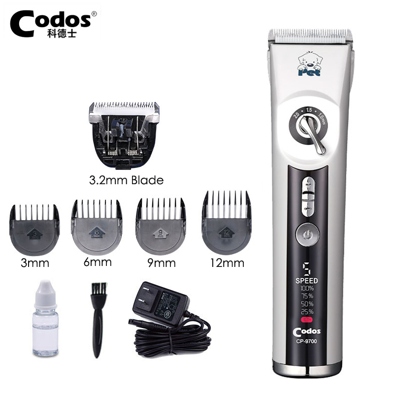 🇲🇾 Codos CP-9700 Professional LCD Cordless Hair Shaver Pet Clipper 9700 ...