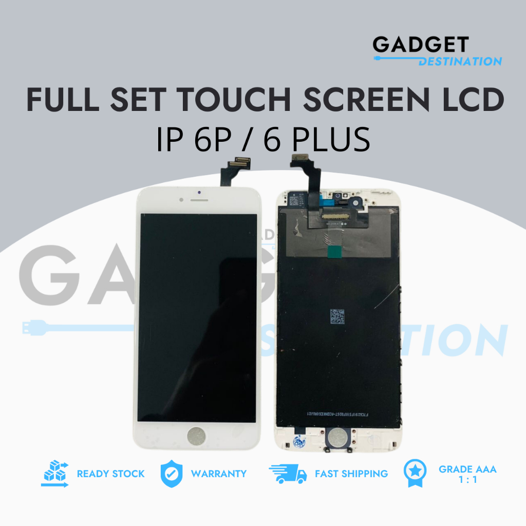 6P / 6 PLUS LCD ORIGINAL Full Set LCD Touch Screen Replacement Part ...