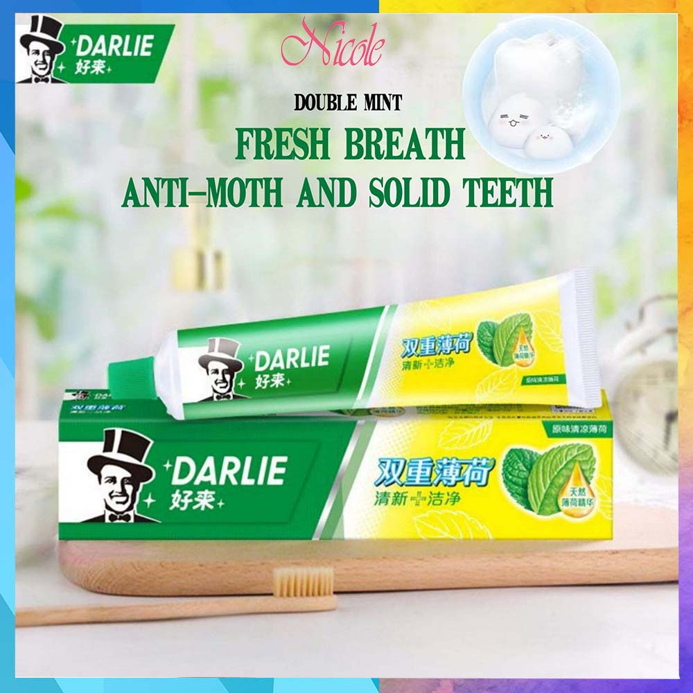Darlie Double Action Original Strong Mint Toothpaste / Ubat Gigi Darlie ...