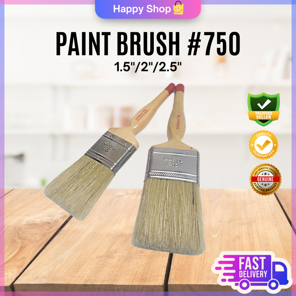 SWEET HOME 1inch, 1.5 Inch , 2 Inch & 2.5 Inch Wood Soft Paint Brush ...