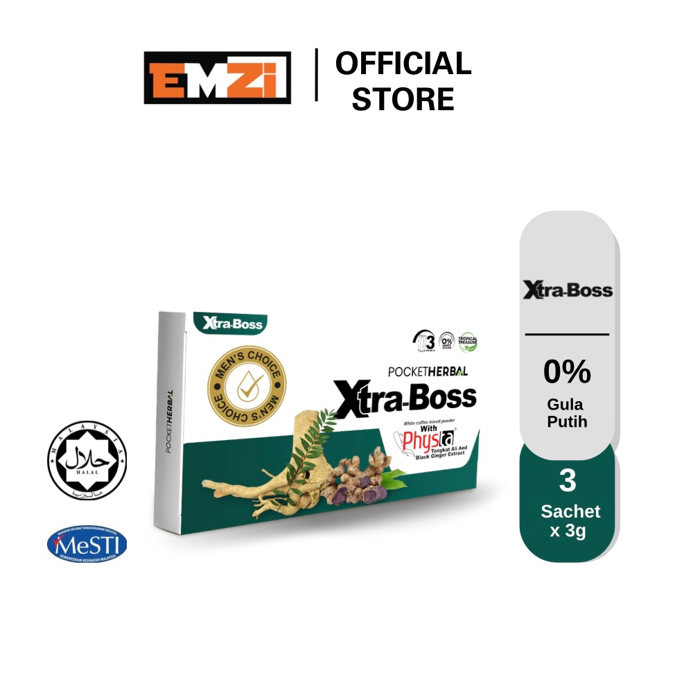Emzi Xtra Boss (3 Sachet x 3g) | Shopee Malaysia