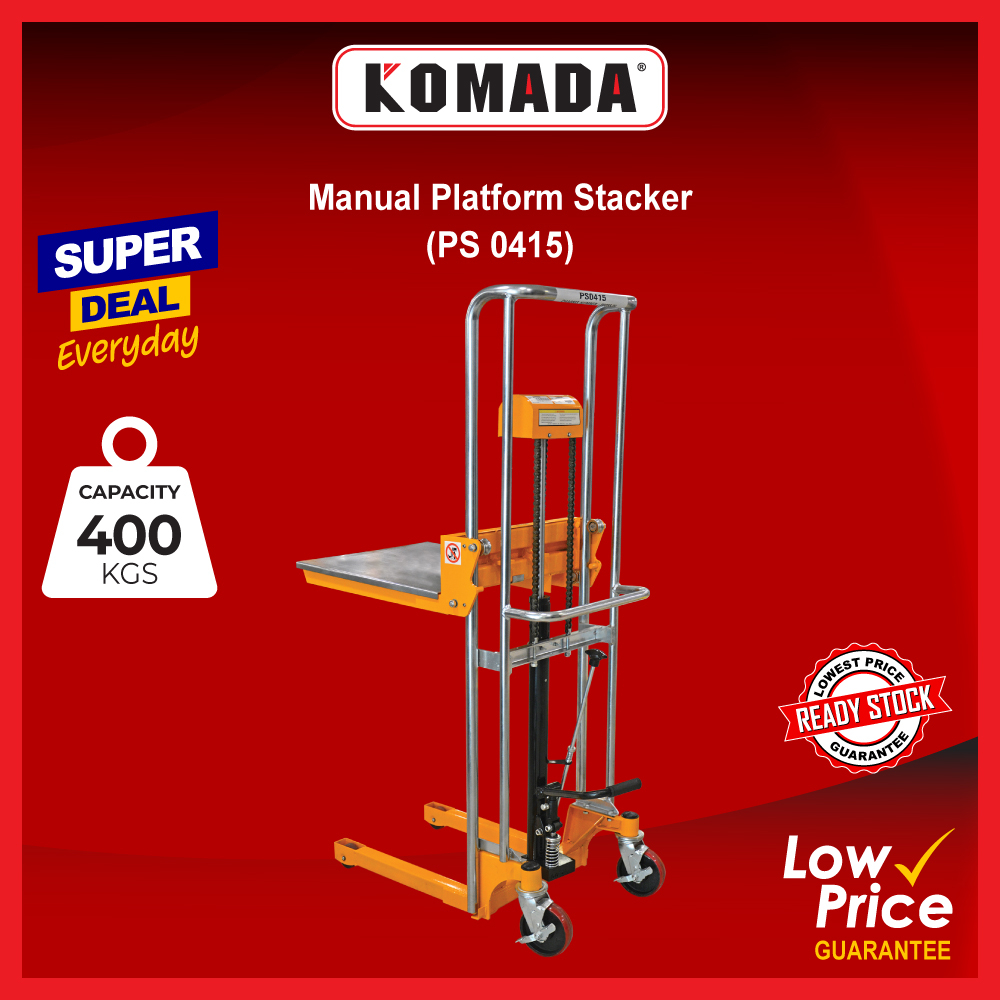 TTF Rack™ (PS0415) 400KGS Manual Platform Stacker Forklift Lifting ...