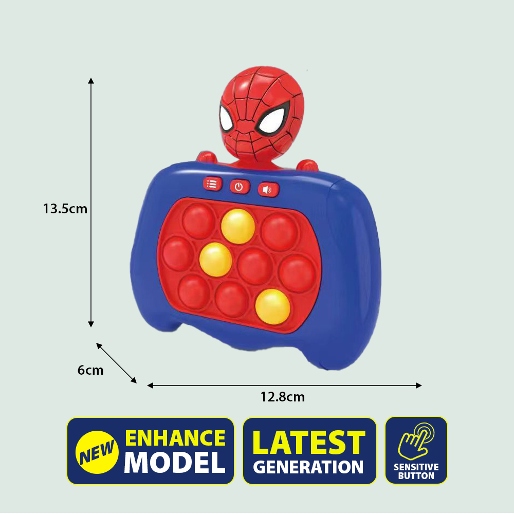Pop It Speed Fidget Widget Push Game Electronic Level Up Stage Soft Sensory Toy Toddler Kid ...