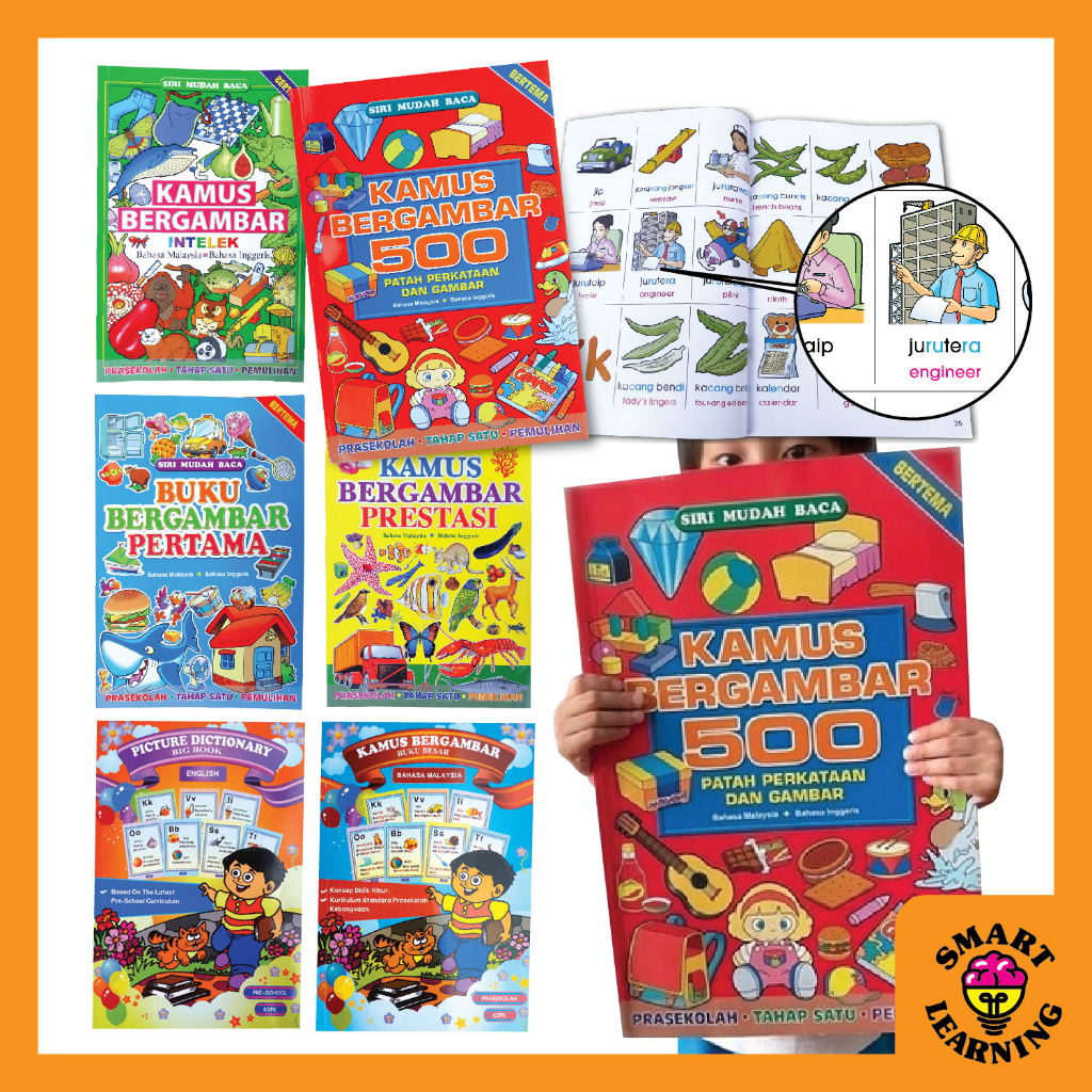 🔥READY STOCK🔥 KAMUS BESAR BERGAMBAR / BIG BOOK DICTIONARY BUKU BAHASA ...