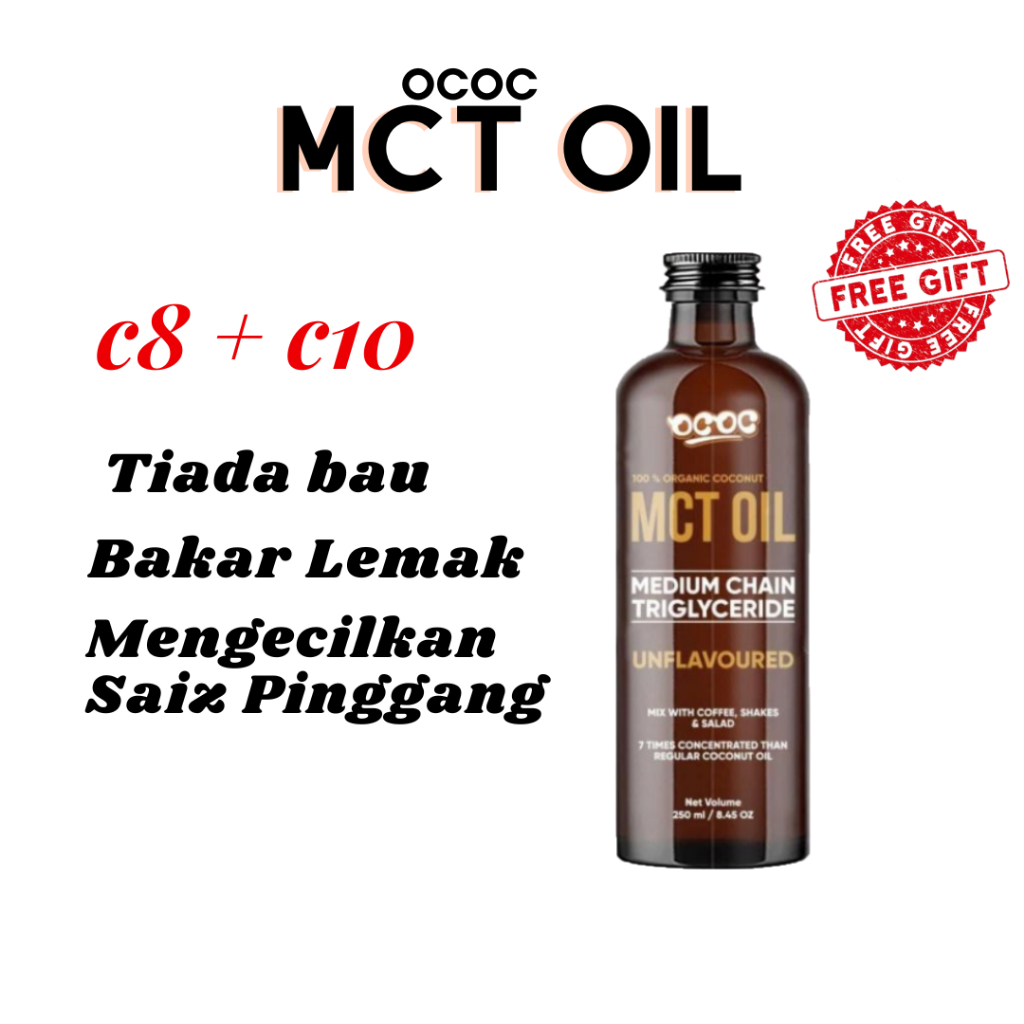 [Ready Stok] Mct Oil Ococ Dr Rizal / Free Postage / Fast Delivery / Keto / Kurus / Kecil Saiz ...