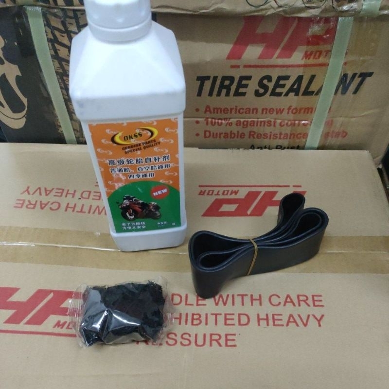 TUBELESS LIQUID FOR MOTORCYCLE TYRE TUBE TYPE WITH RUBBER LINING ...