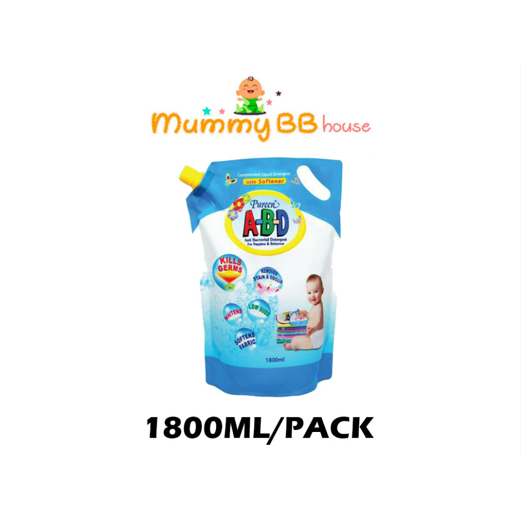 Pureen A-B-D Antibacterial Detergent 1800ml/pack | Shopee Malaysia