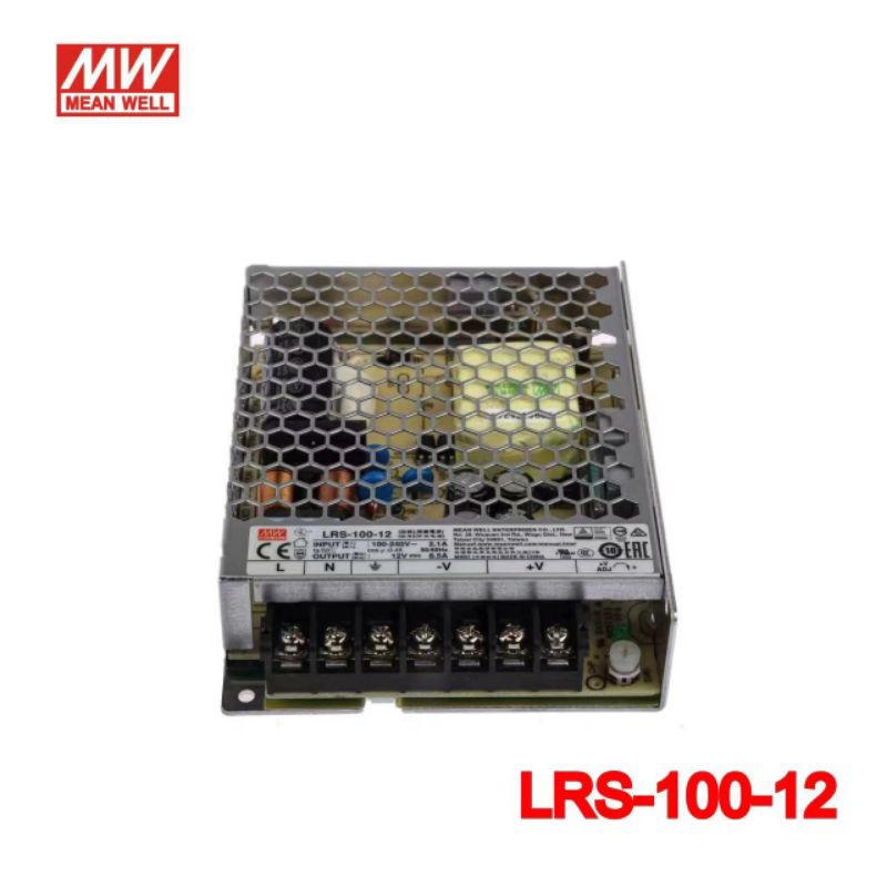 Mean Well LRS-100-12 LRS-100-15 LRS-100-24 LRS-100-36 100W Single Output Switching Power Supply ...