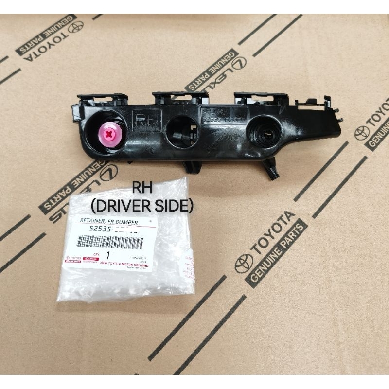 ORIGINAL TOYOTA VIOS 2023~2024 FRONT BUMPER SIDE BRACKET RH/LH. NEW ...