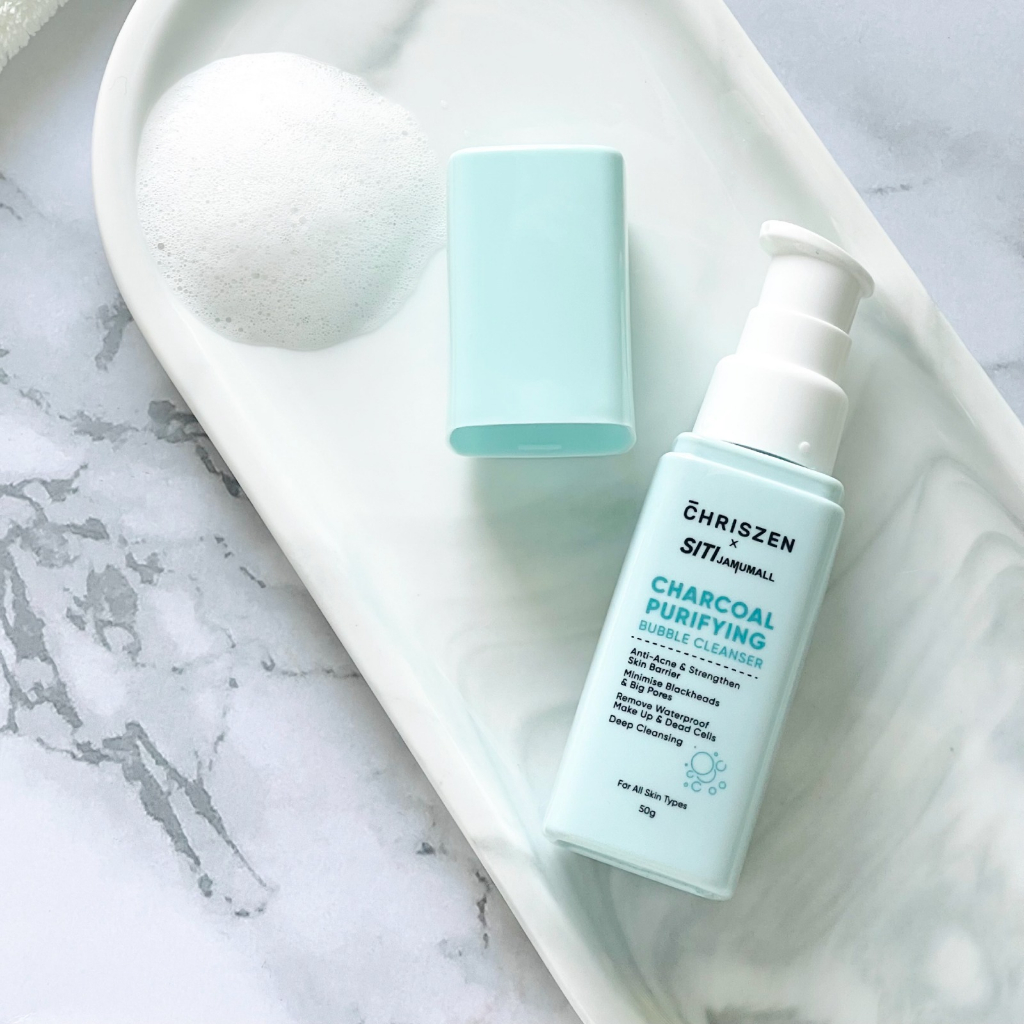 Chriszen X Siti Jamumall Charcoal Purifying Bubble Cleanser 50gbsw Shopee Malaysia