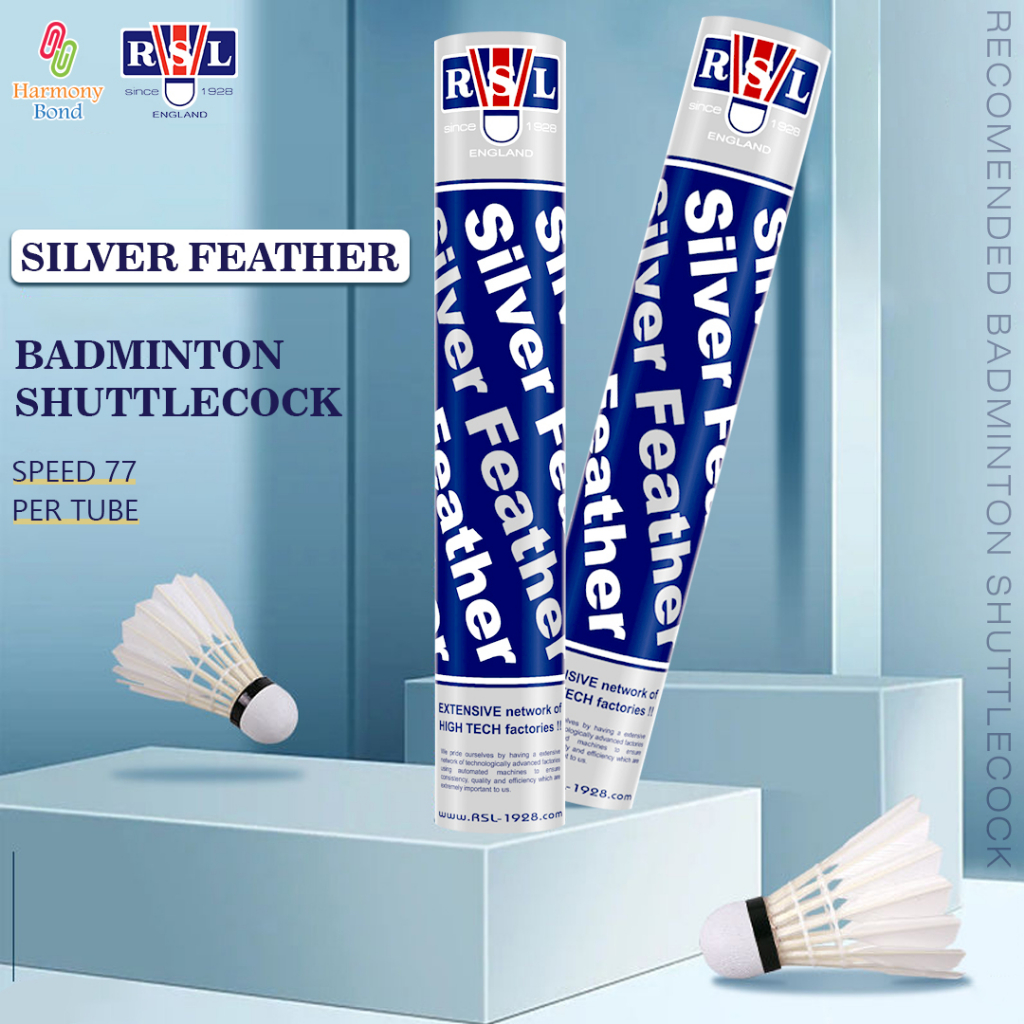 RSL Silver Badminton Feather Shuttlecock / Bulu Tangkis Badminton ...