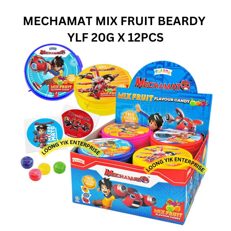 MECHAMAT MIX FRUIT BEARDY YLF 20G X 12PCS HALAL | Shopee Malaysia