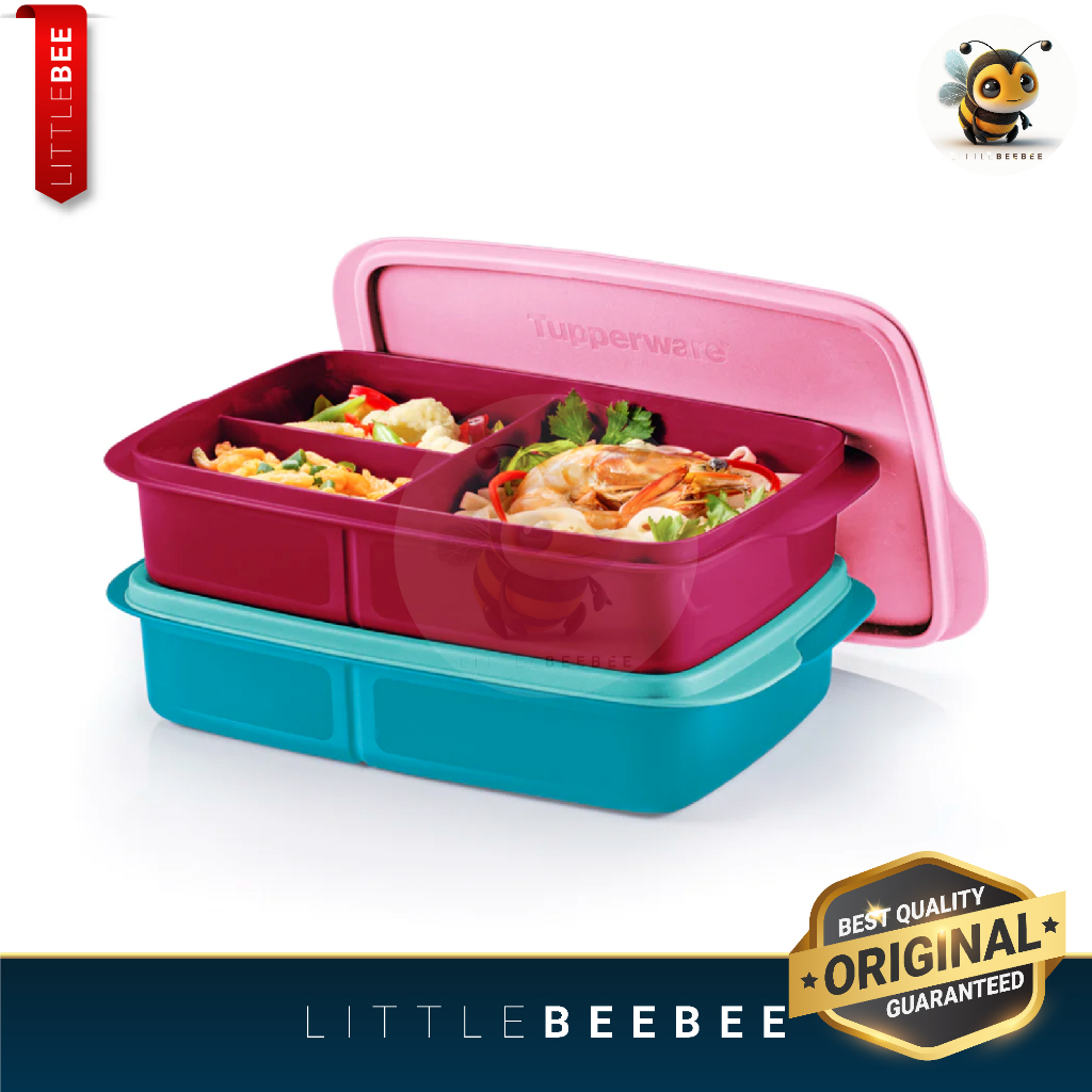 🔥 TUPPERWARE Lunch Box Set Jollitup Tupperware Lunch Box 1l Tupperware ...