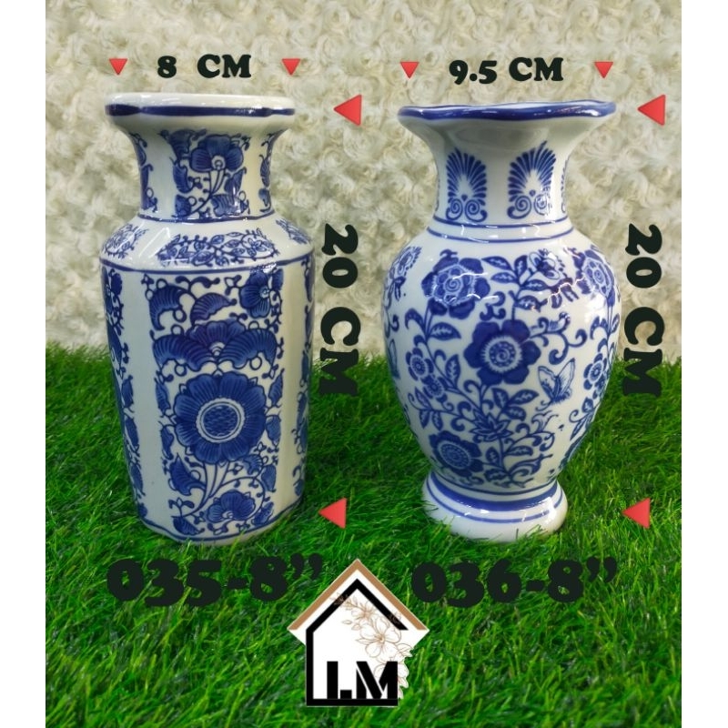 Pasu Hiasan Biru Putih / Chinese Vase Blue And White 🔥 Hot Items 🔥中国花瓶 ...