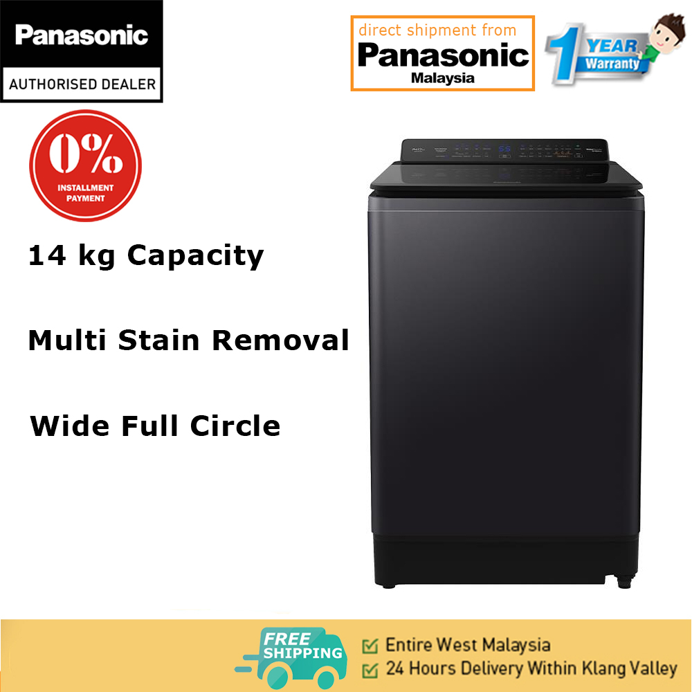 Panasonic NA-FD14V1 Inverter & Hot Wash Top Load Washer StainMaster+ TD ...