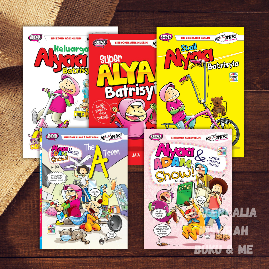 Komik Alyaa Batrisyia Ana Muslim Siri Komik Adik muslim Buku Comic ...