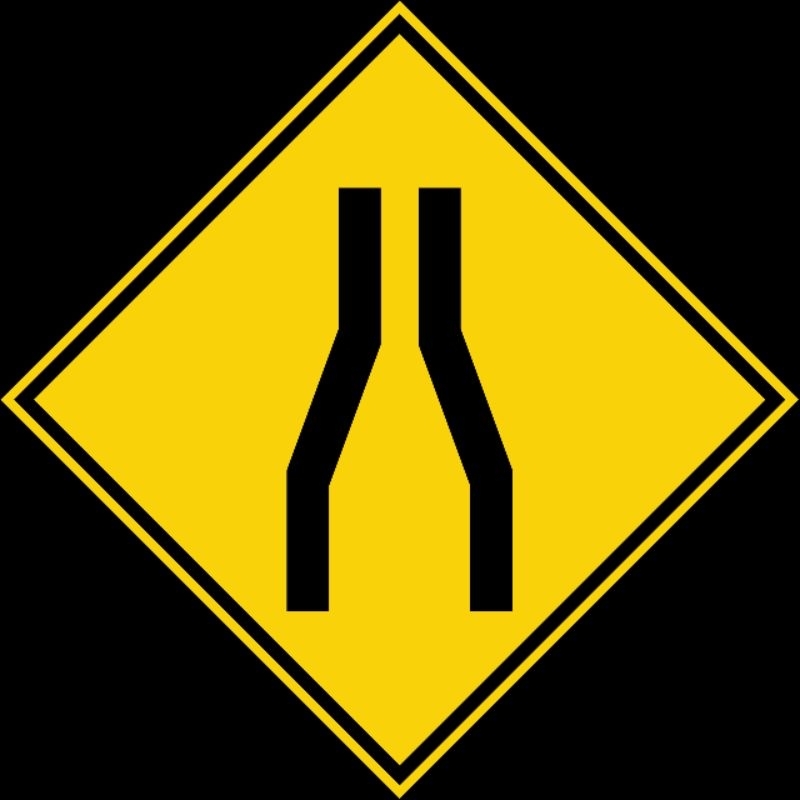 Road Sign / Penanda Jalan / Sign / JALAN SEMPIT DI HADAPAN | Shopee ...