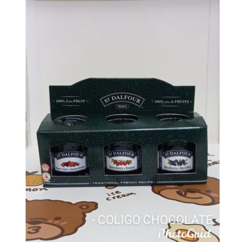 ST.DALFOUR FRUIT SPREAD MINI JAM (3×28g) | Shopee Malaysia