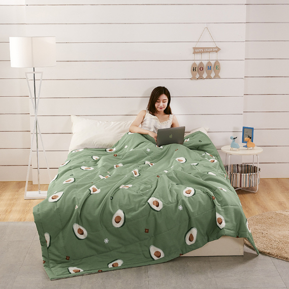 Selimut Gebu King Size Cotton Blanket Super Soft Thin Quilt Comforter ...